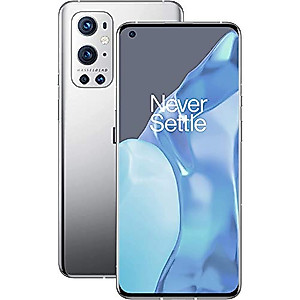 OnePlus 9 Pro 5G Dual LE2120 128GB 8GB RAM Factory Unlocked (GSM Only | No CDMA - not Compatible with Verizon/Sprint) China Version | Morning Mist (Silver)