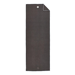 Yogitoes Yoga Mat Towel - Lightweight, Quick Drying Microfiber, Non Slip Skidless Technology, Use in Hot Yoga, Vinyasa and Power, 71 Inch (180cm), Grey