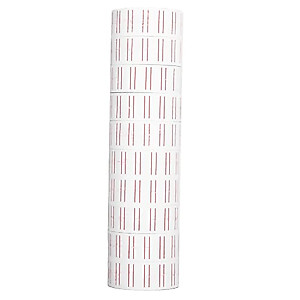 Jopwkuin Price Tag Labels, Clear Printing Quick Drying Ink Paper Price Stickers Smooth Output with Red Lines for MX5500 Labeller