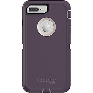 OtterBox Defender Series Case for iPhone 8 PLUS & iPhone 7 PLUS (ONLY) Case Only - Non-Retail Packaging - Night Purple/Pale Beige