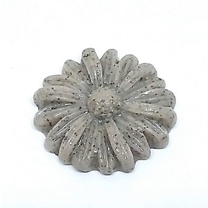 Fairy Garden Miniature Flower Stepping Stones. Set of 4. Dollhouse. Terrarium Decor