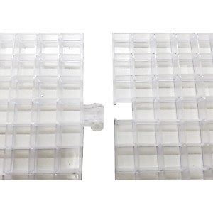 Creator's Waffle Grid 6-Pack - As Seen On HGTV/DIY Cool Tools Network - 100% USA - Solid Bottom Modular Surface - Glass Cutting, Small Parts, Liquid Containment, Grow Room, Etc. - Home, Office, Shop