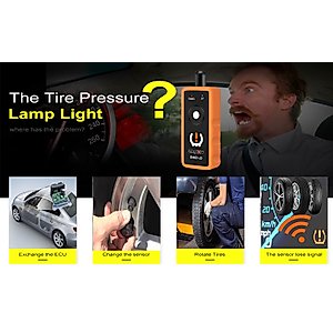 VXDAS TPMS Relearn Tool for GM Tire Pressure Monitor System Sensor TPMS Reset Tool GL50448 Programming Training Activation Tool for GM Chevy Vehicles Upgrade OEC-T5 EL50448