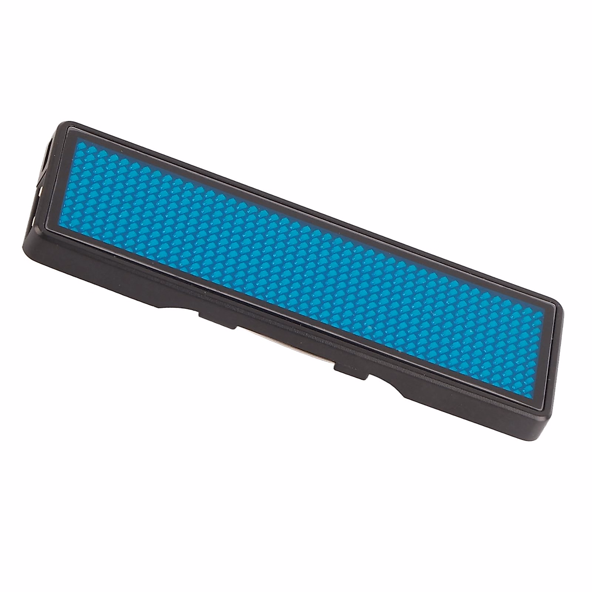 LED Digital Nametag, Rechargeable Programmable Name Badge Card ID with Magnet/Pin for Restaurant Party Bar(Blue)