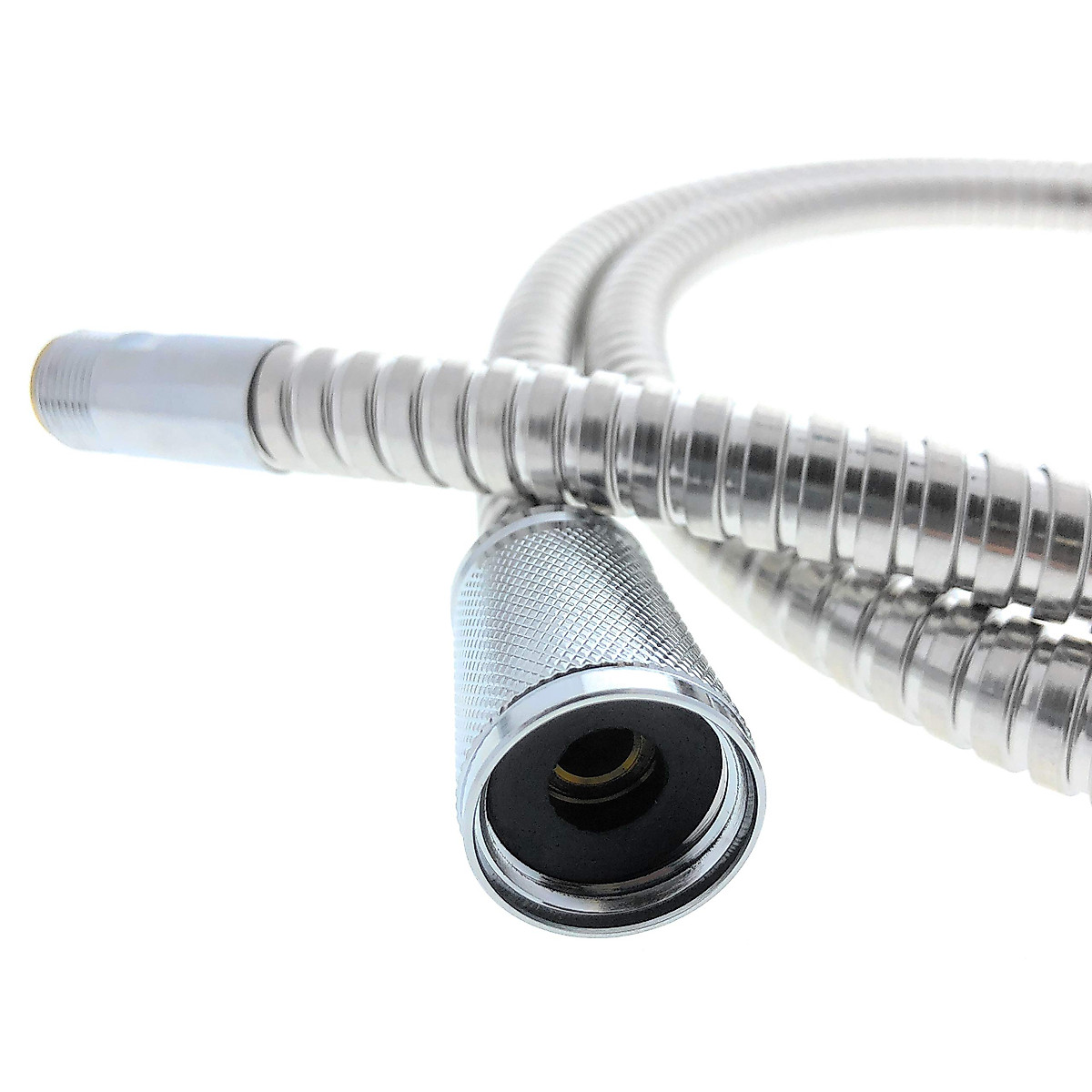 Essential Values Pull Out Replacement Hose 46092000 (59” Inches), Replacement for Grohe Hand Shower Faucets only | Fits Ladylux, Euro Plus & More Models Light Beautiful| Chrome Finish