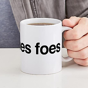 CafePress Faux Poes Foes Ceramic Coffee Mug, Tea Cup 11 oz