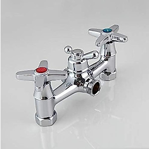 Kitchen Taps Classic Shower Bath Faucet Long Nose Bathtub Mixer Hot And Cold Water Dual Handle Dual Control