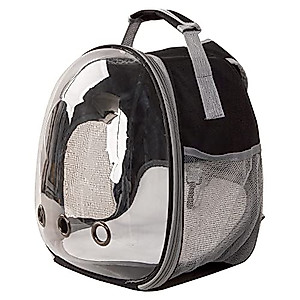XZKING Guinea Pig Carrier Cage, Clear Breathable Small Animal Carrier for Bird Bunny Bearded Dragon Rat Hamster
