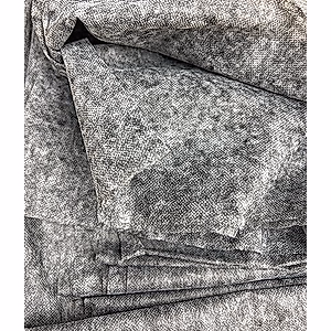 Black Non Woven Fusible Pellon INTERFACING Light/Medium Weight, 3 Yards x 36'' (Medium Weight blk 3 x36'')