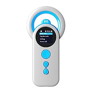 NetumScan Bluetooth Pet Microchip Scanner Reader RFID EMID, 3-in-1 Portable Pet Chip Scanner 2048 Tag Data Storage Animal Tag Scanner with TFT Screen, 1200mAh for ISO 11784/11785,FDX-B and ID64 RFID