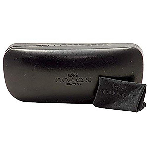 Coach HC6065 5291 51M Dark Tortoise/Dark Tortoise Military Sig C Rectangle Eyeglasses For Women+ BUNDLE With Designer iWear Eyewear Kit