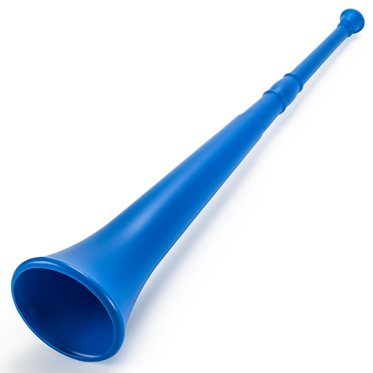 Vuvuzela Plastic Stadium Horn, 26-Inches - Collapsible Air Horn - Party Supplies, Favors, & Accessories – Noisemakers for Sporting Events, Graduation, and Games (Blue)