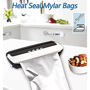 20 Pieces 5 Gallon Mylar Bags 18 x 24 Inch, 5 Mil Mylar Bags for Food Storage, Heavy Extra Large Mylar Bags for Rice, Flour, Beans, Heat Sealable Mylar Bags 5 Gallon