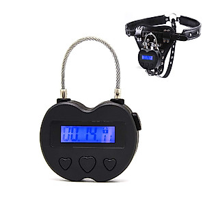 Security Padlock Electronic Timer Lock Behavioral Habit Aid Multi-Purpose Game Lock,Lock Up Addictive Objects Such As Cigarettes, Drugs, Cell Phones or Snacks. Suitable for Kitchens, Gyms, Schools