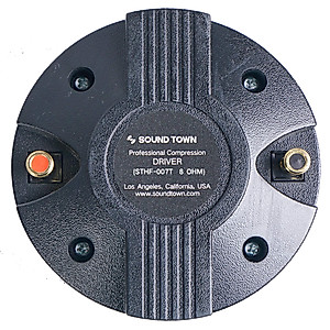 Sound Town 1.75” 125W Titanium Compression Driver, High Frequency Driver, Replacement Tweeter for PA/DJ Speakers (STHF-007T)