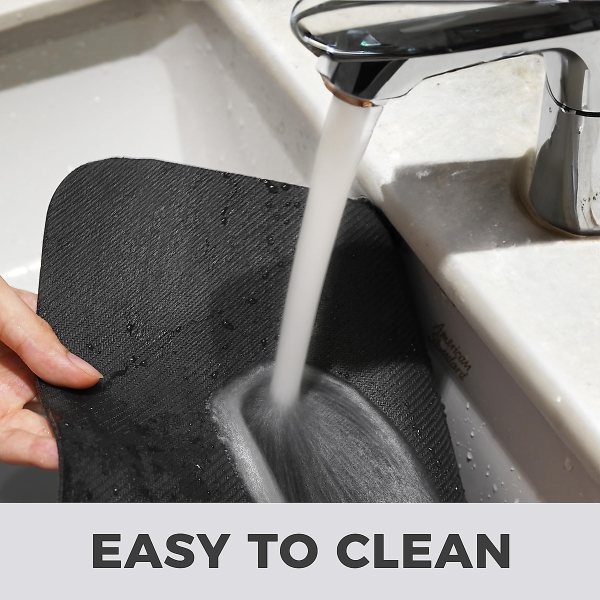 Matessenz Coffee Mat, Hide Stain Coffee Bar Mat for Countertop, Rubber Backed Dish Drying Mat for Counter, Absorbent Coffee Bar Accessories Fit Under Coffee Maker Espresso Me Machine-12"x19"