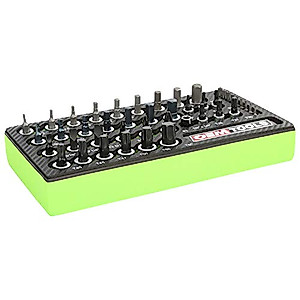OEMTOOLS 23992 44 Piece Multi Drive Star Socket Set With Custom Fit Tray, Heat Treated, Alloy Steel Master Torx Set With SAE and Metric Hex Sockets, Chrome and Green