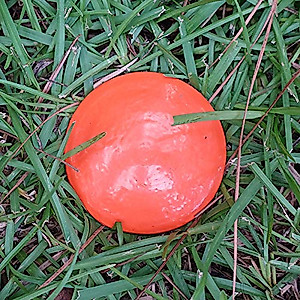 Survey Marker - 4 Pack - Low Profile Survey Stakes (Hi-Vis Orange)