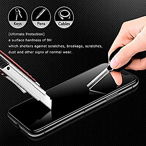 HHUAN Case for Ulefone Note 6 (6.10") with 2 Tempered Glass Screen Protector. Ultra-Thin Black Soft Silicone Anti-Drop Phone Cover, TPU Bumper Shell Case for Ulefone Note 6 - LF22