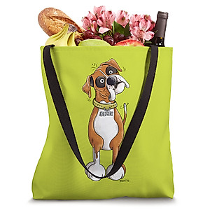 German Boxer Comic I Gift for Dogs Friends Boxer Fan Tote Bag