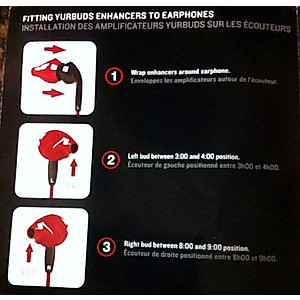 Yurbuds Earbud Covers Black Size 5