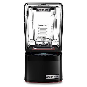 Blendtec Professional 800 Blender, 34 oz GO Travel Bottle, 90 oz WildSide+ Jar, and Spoonula Spatula - Kitchen Blender Bundle - Black