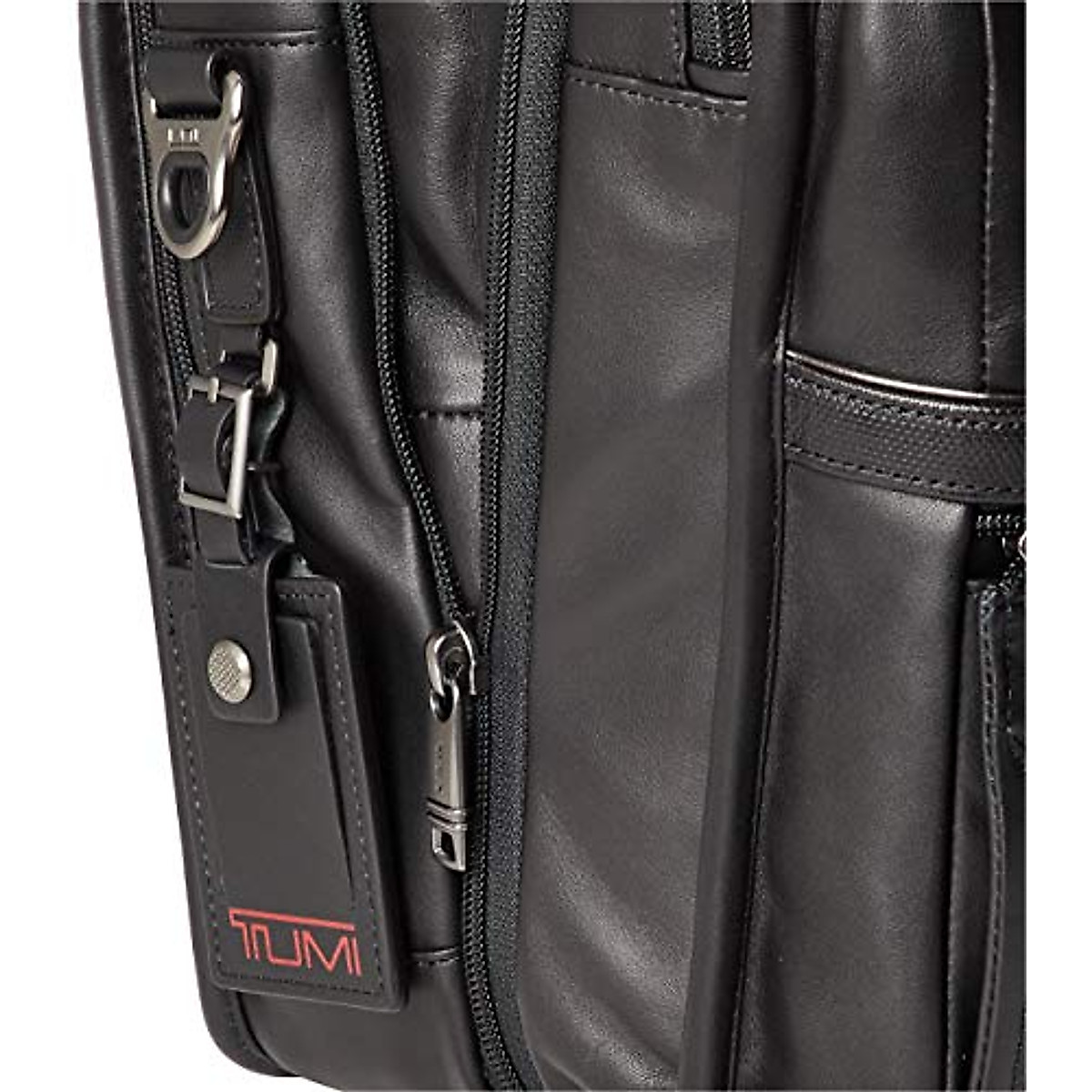 Tumi Briefcase, Official Genuine Alpha Expandable Organizer Laptop Brief, Black