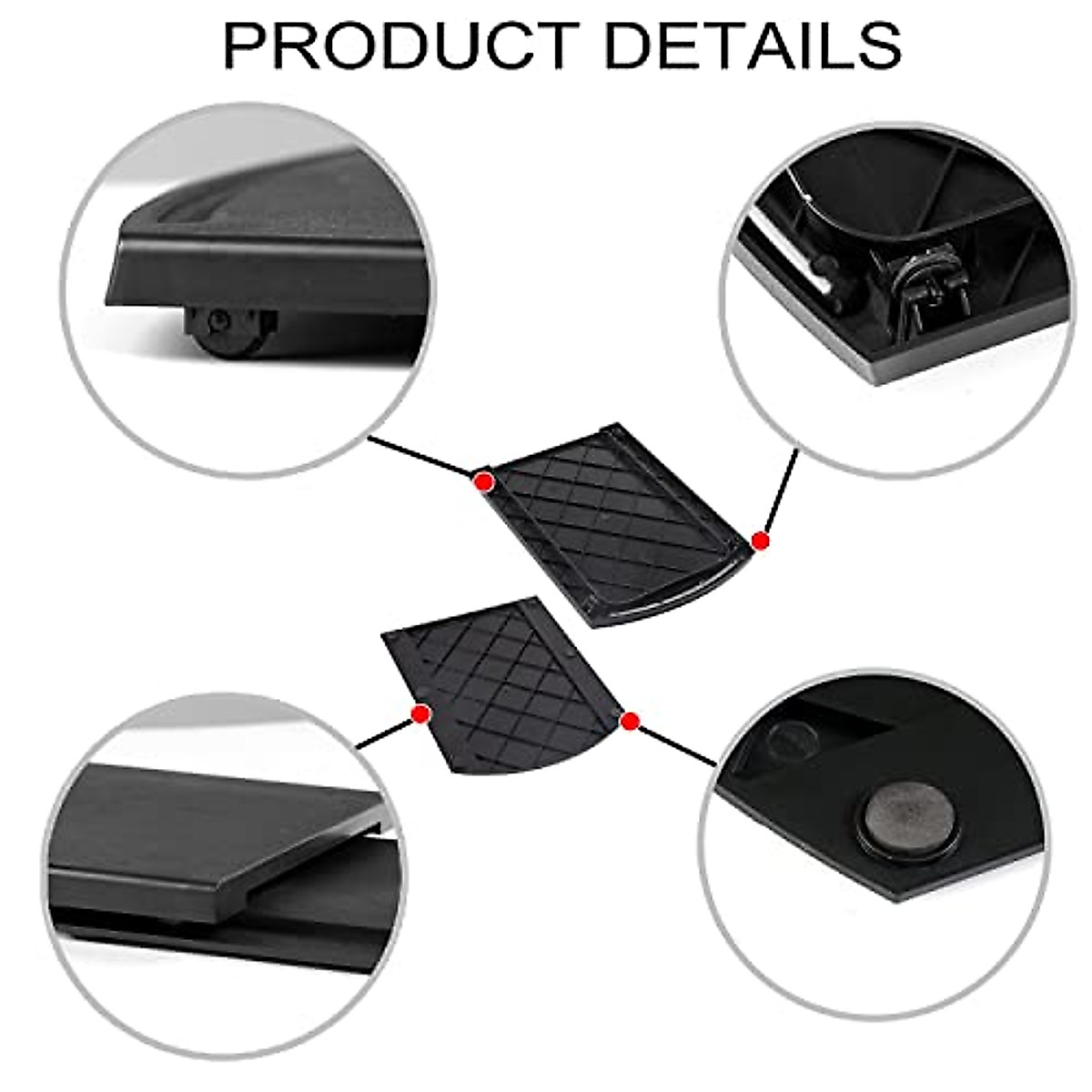 2 PCS kitchen sliding caddy,countertop sliders for kitchen appliances, sliding appliance tray for countertop, Blenders and Air Fryer, Appliance Slider for Coutertop with Rolling Wheels