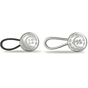 COCHIC Collar Extenders for Mens Shirts - Button Extender - Dress Shirt Neck Extender for Men 2-Pack Elastic Collar Support - White Buttons - Non-Metal - Expand your Shirt Collar by Up to 1.5 inches