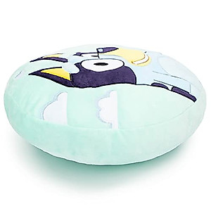Jay Franco Bluey Shaped Decorative Pillow - Kids Super Soft Throw Plush Pillow - Measures 13 Inches (Official Bluey Product)