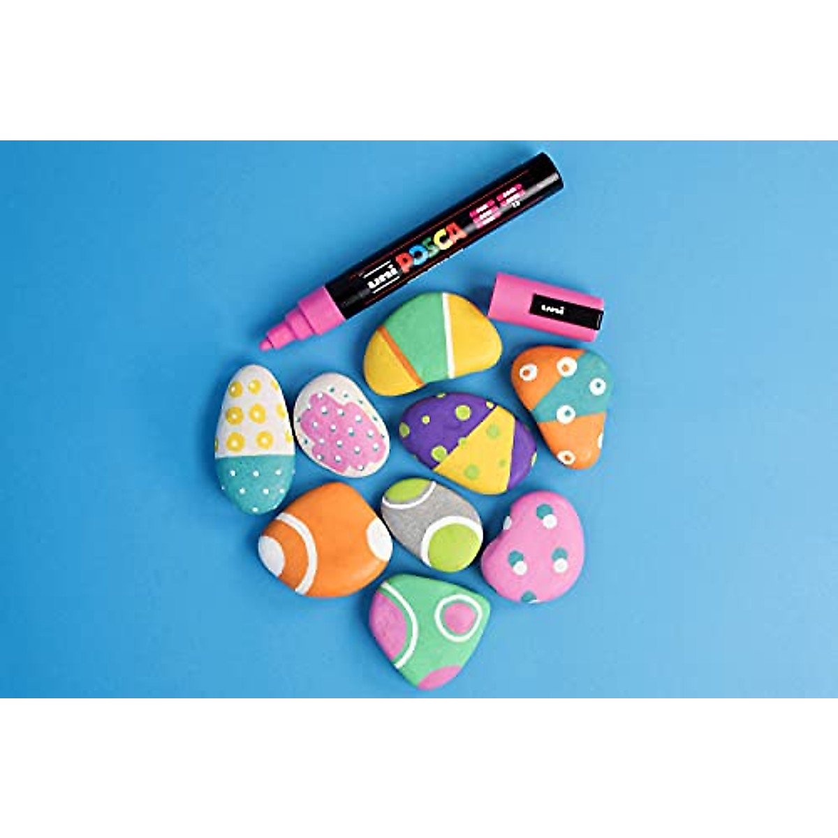Uni-posca Paint Marker Pen - Extra Fine Point - Set of 12 (PC-1M12C)