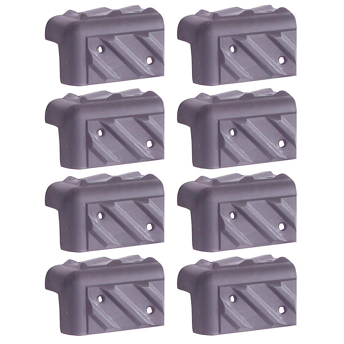 Audio2000'S ACC590KP8 Eight-Pack Large PA/DJ Stackable Heavy-Duty ABS Plastic Universal Fit Cabinet Speaker Corners Protectors