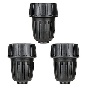Yulaiyoen 1/2 Inch Drip Irrigation Tubing Faucet Adapter 3 Pack, 3/4" to 1/2" Irrigation Hose Adapter, 3/4 Inch Faucet Connector Garden Hose Adapter