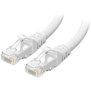 Cable Matters 10Gbps Snagless Cat 6 Ethernet Cable - 30ft, Cat 6 Cable, Cat6 Cord, Ethernet Cord, White