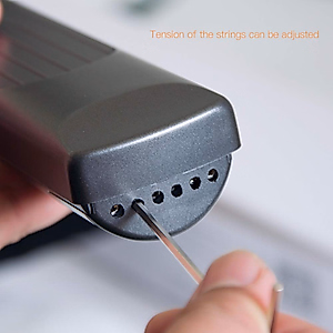 Moreup Digital Guitar Chords Trainer, Portable 6 Fret Guitar Practice Neck Tool with Rotatable Screen Showing Chords Chart Metronome (Model B)