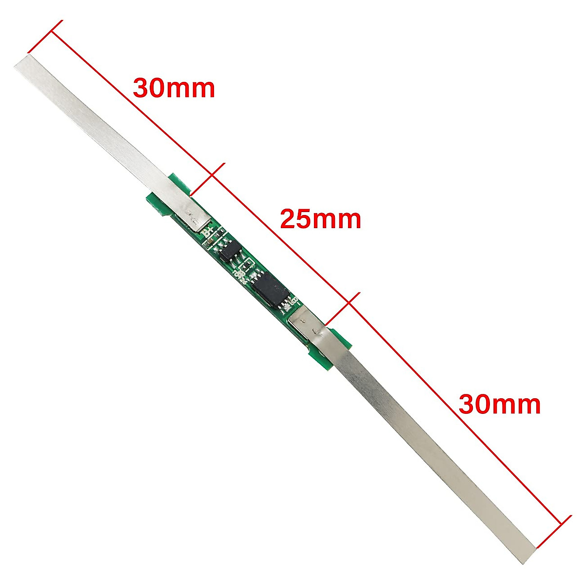 FMHXG 12PCS 2A BMS Protection Board for 1S 3.7V 18650 Li-ion Lithium Battery Cell Kit, DW01+8205