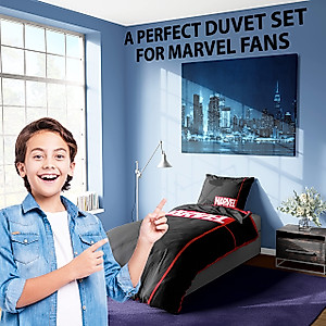 Marvel Kids Bedding Single or Double Duvet Set with Pillow Cases, Reversible (Single)