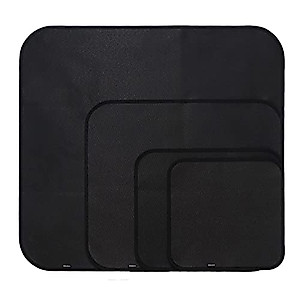 Joyeee Fireproof Fireplace Mat with Storage Bag, Large Grill Mat Hearth Rug BBQ Grill Mat Fire Pit Ground Protector Mat, Garden Outdoor Doormats Fire Mat, Portable and Foldable, 31.5"x 29.5" #20