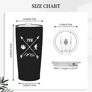 Yipaidel 20oz Insulated Tumbler with Lid - Vacuum Sealed Travel Mug for Hot & Cold Drinks, Leak Proof Water Bottle for Commute, Gym - Inspirational Gift for Women, Mom, Sister, Best Friend