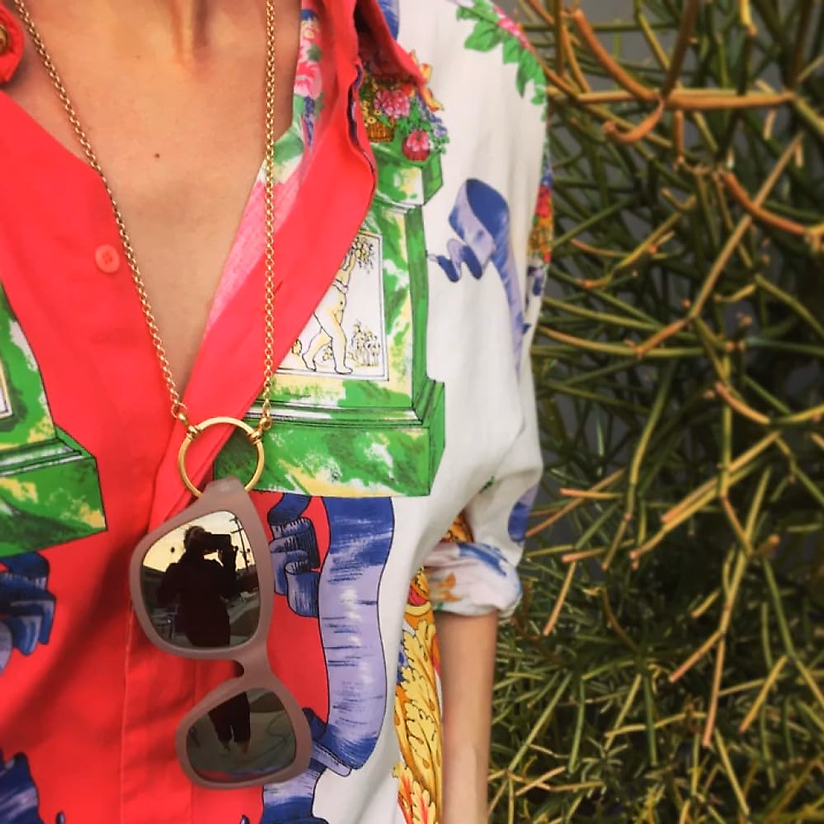 LA LOOP The Camilla Luxury Fashion Eye Glasses Necklace Satin Gold Chain Men Women Sunglass Retainer Eyeglass Holder Travel