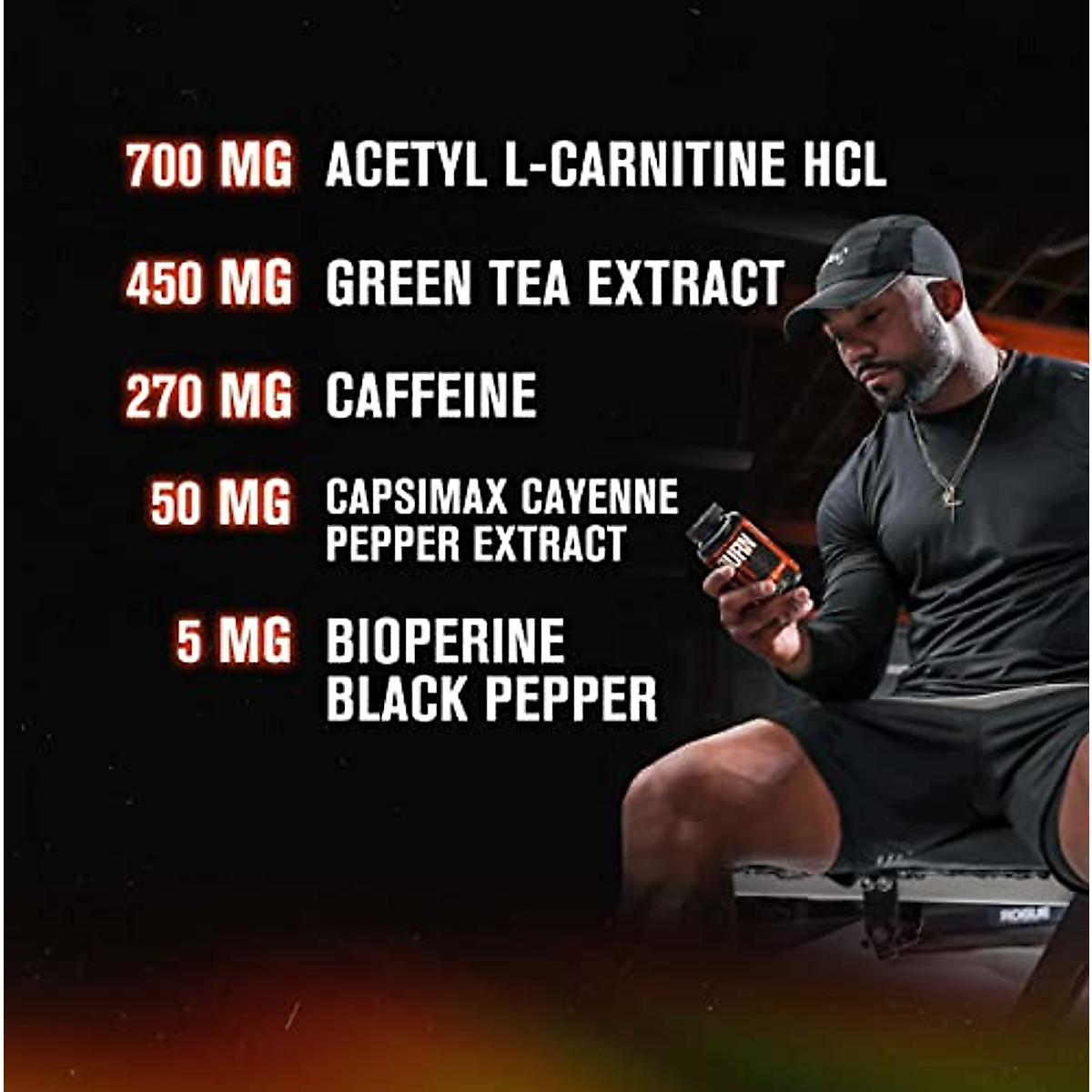 Burn-XT Thermogenic Fat Burner - Weight Loss Supplement, Appetite Suppressant, & Energy Booster - Premium Fat Burning Acetyl L-Carnitine, Green Tea Extract, & More - 60 Natural Veggie Diet Pills