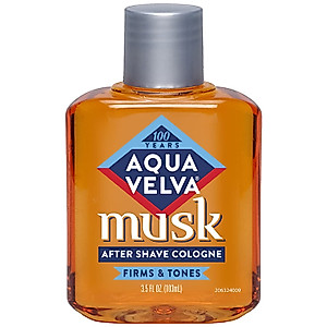 Special Pack of 5 AQUA VELVA AFTER SHAVE MUSK 3.5 oz