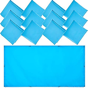12 Pcs Classroom Light Covers Magnetic Fluorescent Light Filters 2 x 4 ft Calming Blue Fluorescent Lighting Diffuser Covering Reduce Harsh Glare Ceiling Light Covers for Classroom Office Hospital Home