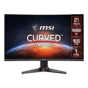 MSI MAG270VC2, 27" Gaming Monitor, 1920 x 1080 (FHD), VA 165Hz, FreeSync, HDMI, Displayport, Tilt, Swivel, Height Adjustable