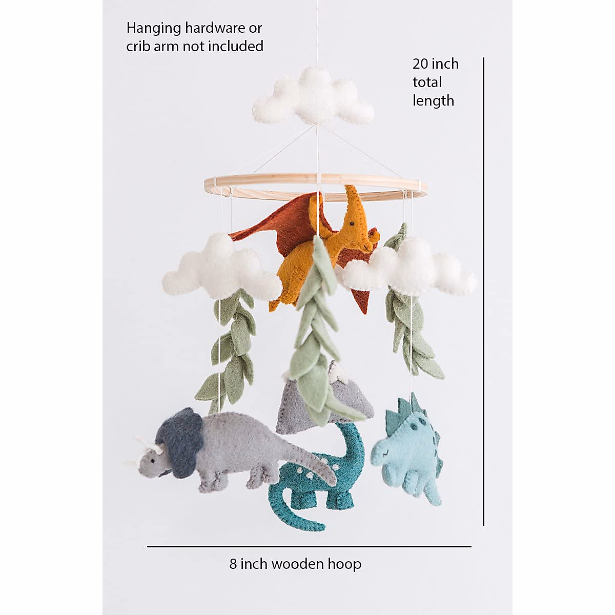 Dino Mobile, Dinosaur Theme Crib Mobile, Stegosaurus Brachiosaurus Triceratops Mobile Dinosaur Mobile Jungle Mobile Forest Mobile