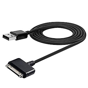 eLUUGIE 2 Packs 6ft Replacement USB Data Charging Cable for Barnes and Noble Nook HD HD Plus Tablet 7" 9" Nook HD USB Charging Cable Barnes and Noble Nook Charger Cord (6ft)