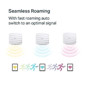 TP-Link Omada AC1750 Wireless Access Point – Seamless Roaming, Gigabit, MU-Mimo, Beamforming, Poe Powered, Free PoE Injector, Free Managing Software(Eap245) (Renewed)