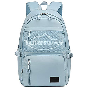 TurnWay Waterproof Lightweight 16” Laptop Backpack/Daypack for Travel, College, Sport, Men and Women