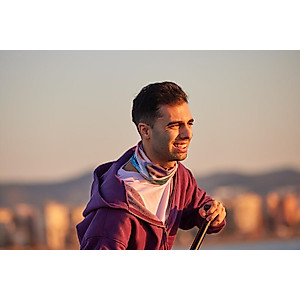 BUFF CoolNet UV Neck Gaiter, UPF 50 Sun Protection, Breathable, Cooling Bandana, Versatile, Quick Dry Face Mask, Newa Multi, Adult Size