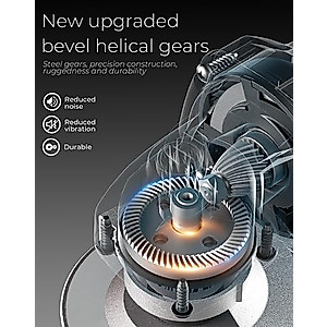 DongCheng Angle Grinder 4-1/2 inch 6.7-Amp Paddle Switch Cut off Tool 11800RPM Electric Grinder Power Tools with Cutting & Grinding Wheels, Flap Discs, Auxiliary Handle for Wood Metal & Rust Removal